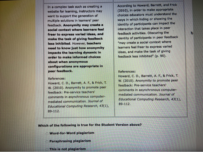 Solved Original Source Material Student Version In a complex | Chegg.com