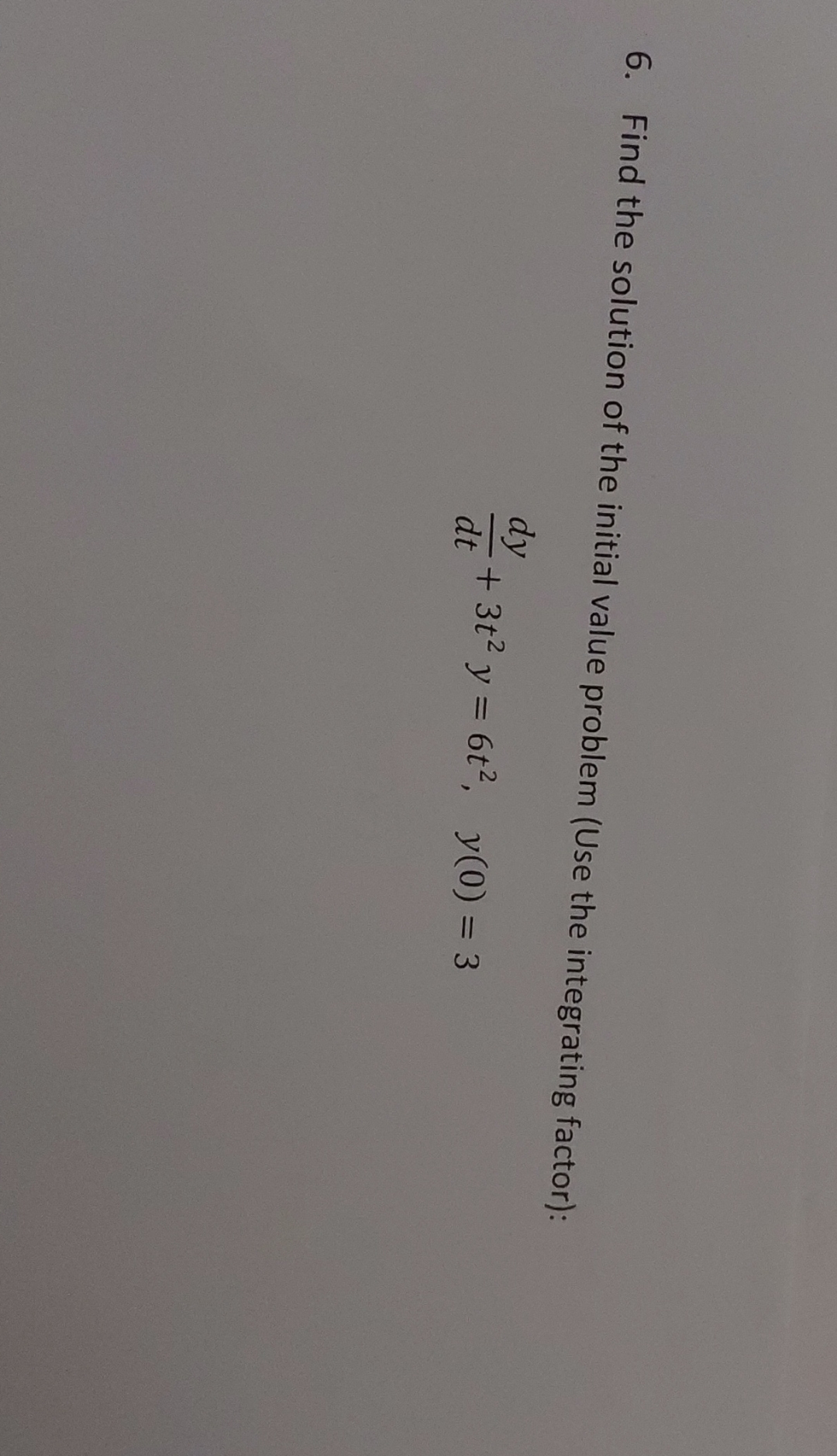 Solved Find the solution of the initial value problem (Use | Chegg.com