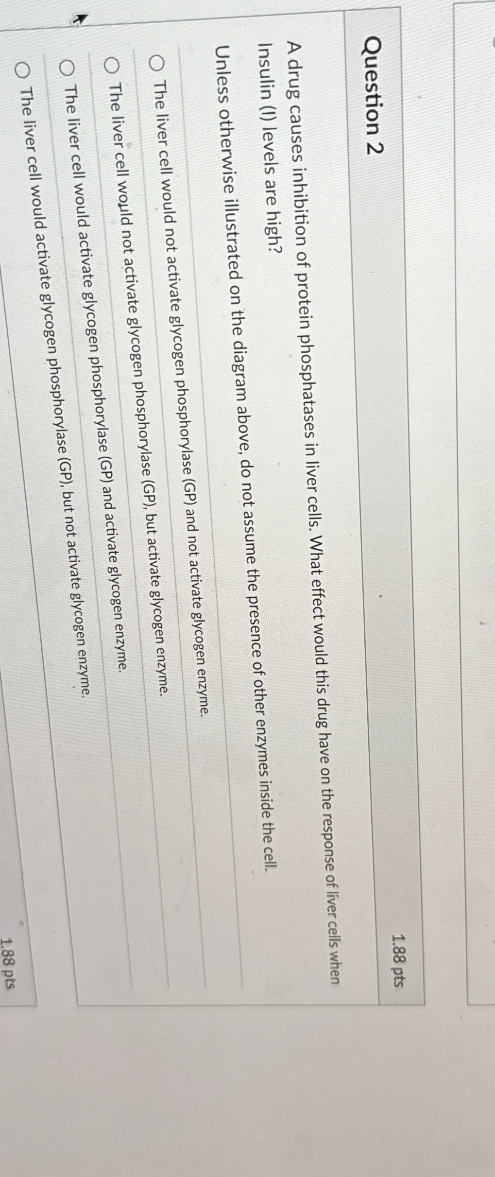 Solved Question 2A drug causes inhibition of protein | Chegg.com