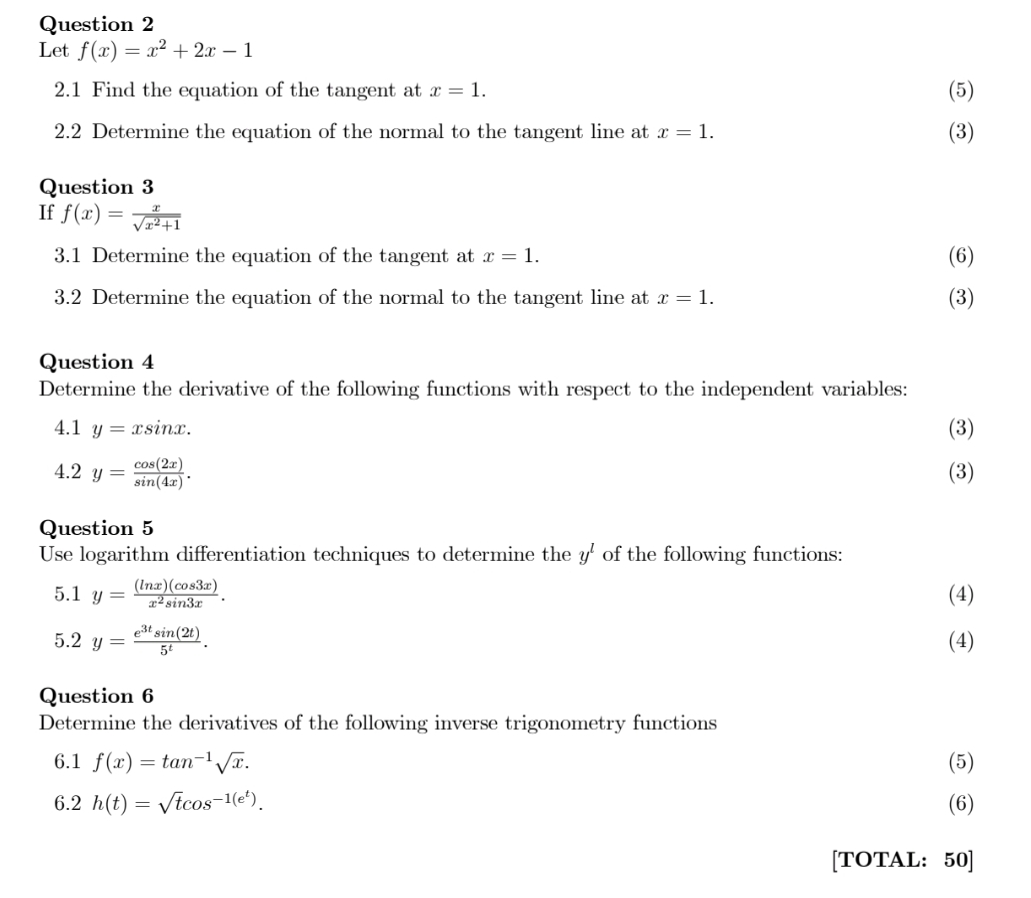 Solved Question 2Let f(x)=x2+2x-12.1 ﻿Find the equation of | Chegg.com