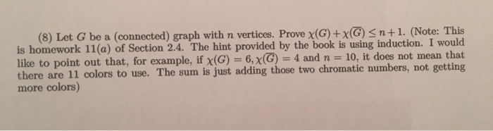Solved Problem is from Graph theory and the topic is Graph | Chegg.com