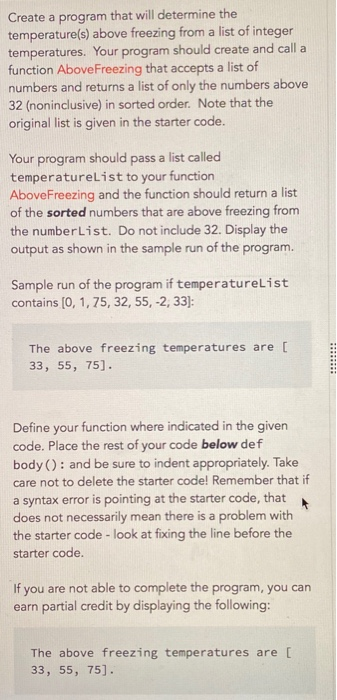 Solved Create a program that will determine the | Chegg.com