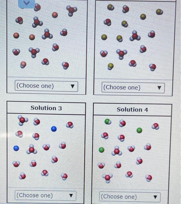 Solved Four solutions of an acid dissolved in water are | Chegg.com