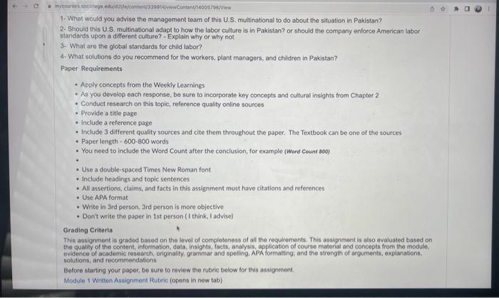 Cultural Differences in International Business A | Chegg.com