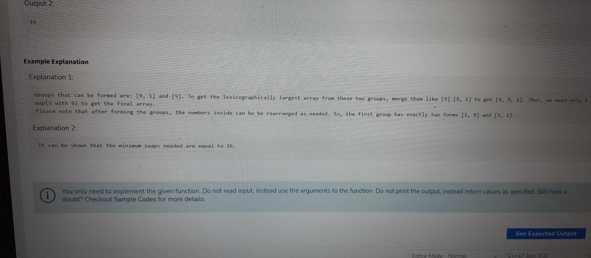 Solved Swap It Harder Problem Description You are given an | Chegg.com
