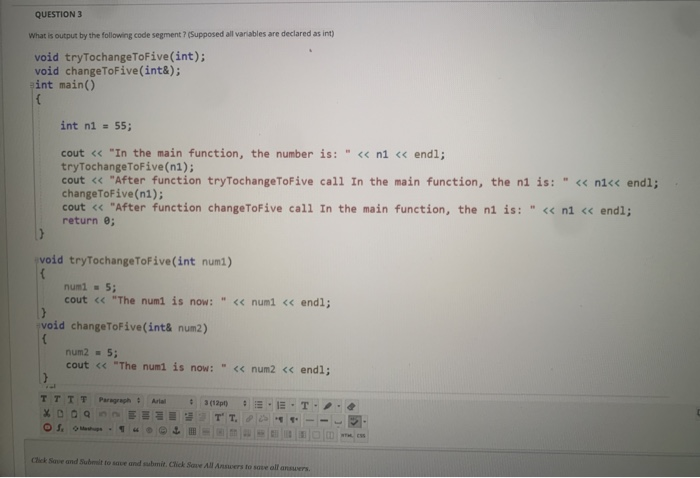 Solved (47 %5/2) QUESTION 2 Write a function prototype and a | Chegg.com