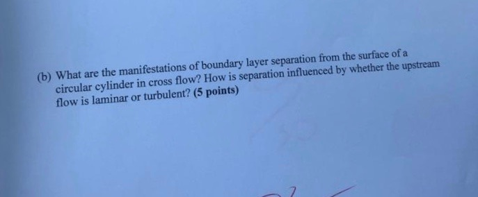 Solved (b) What are the manifestations of boundary layer | Chegg.com