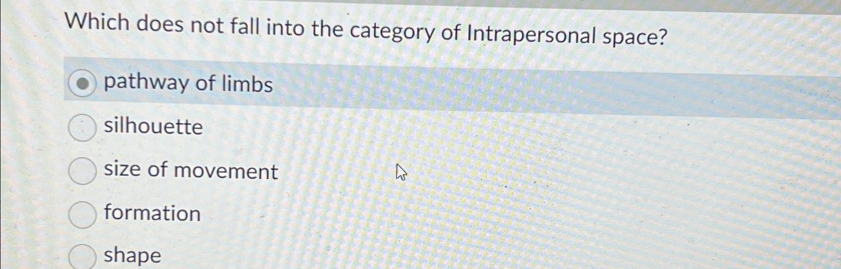 Solved Which does not fall into the category of | Chegg.com