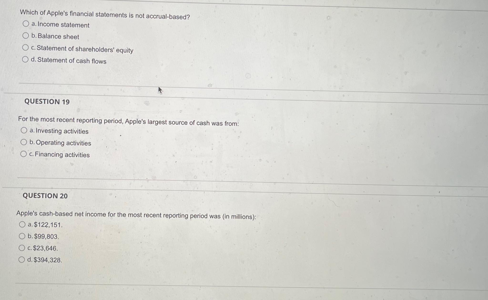 Solved QUESTION 1Over the last three reporting periods, the | Chegg.com