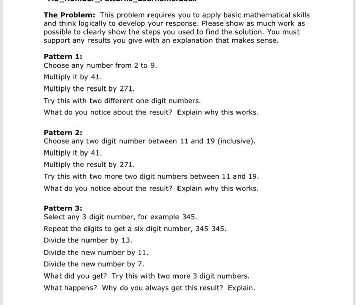 Solved The Problem: This problem requires you to apply basic | Chegg.com