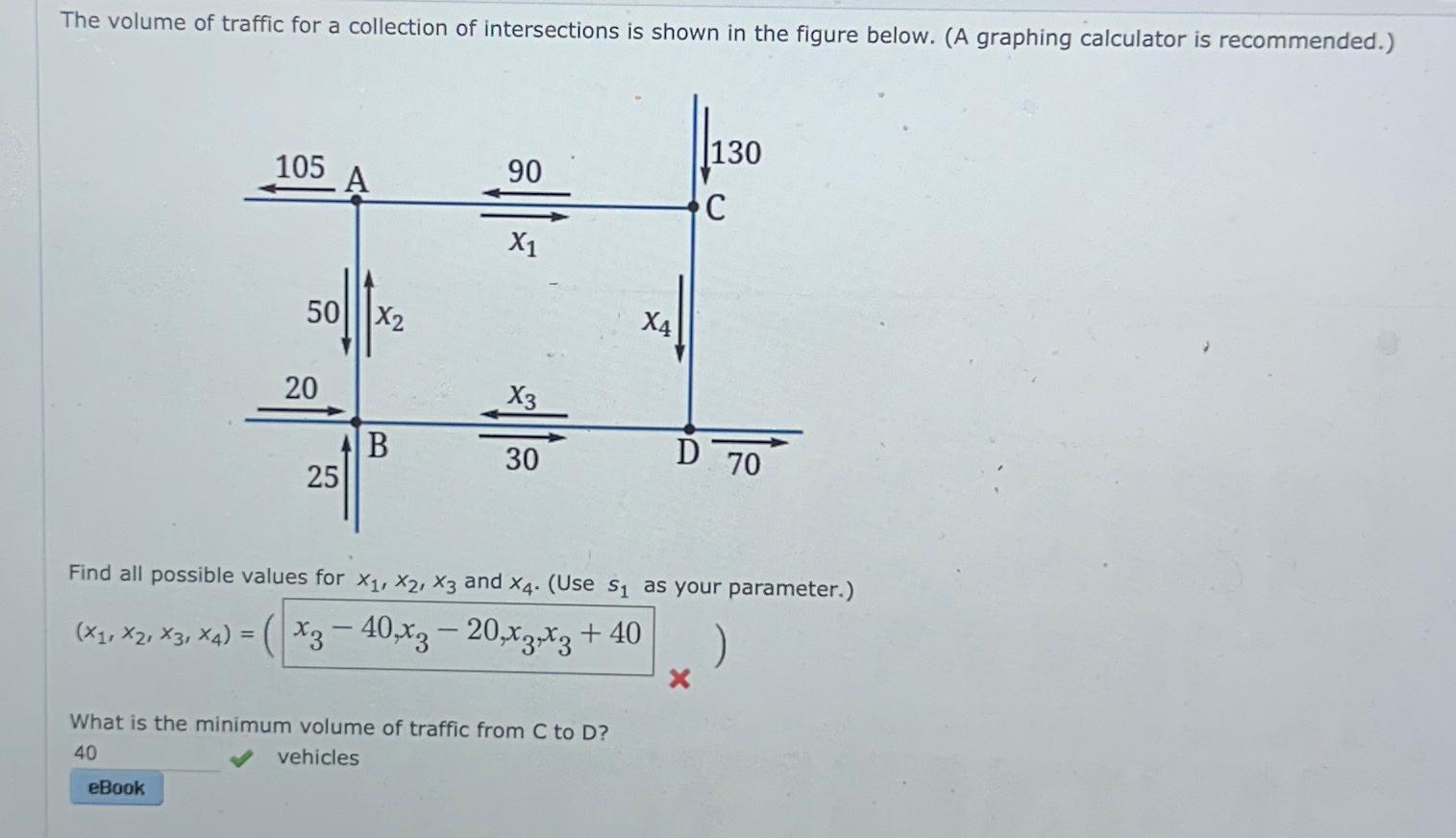 Solved The volume of traffic for a collection of | Chegg.com