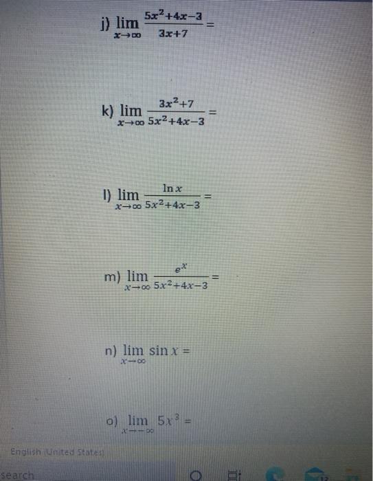 Solved This is a review of limits involving infinity Hints: | Chegg.com