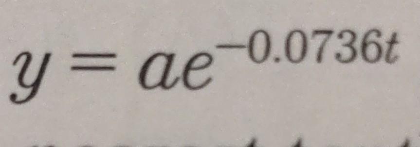 A particular compound decays according to the | Chegg.com