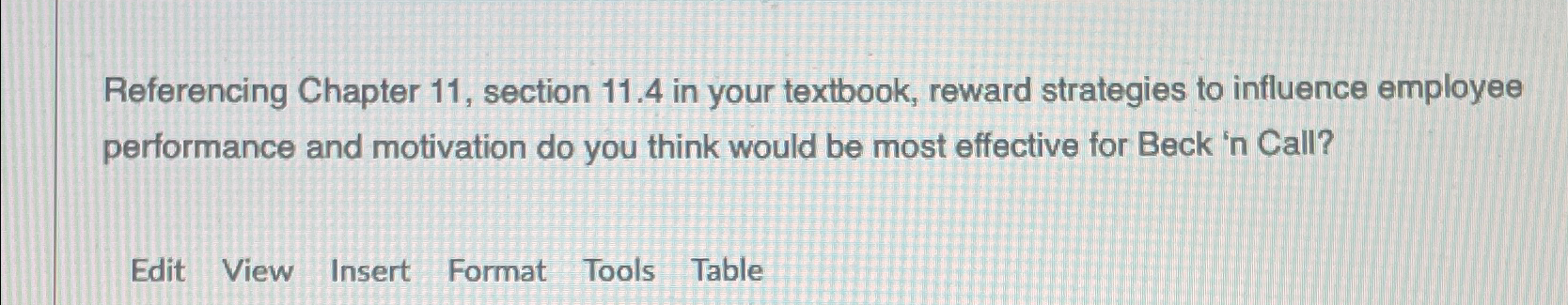 Solved Referencing Chapter 11, ﻿section 11.4 ﻿in your | Chegg.com