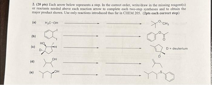 Solved 2. (20 pts) Each arrow below represents a step. In | Chegg.com