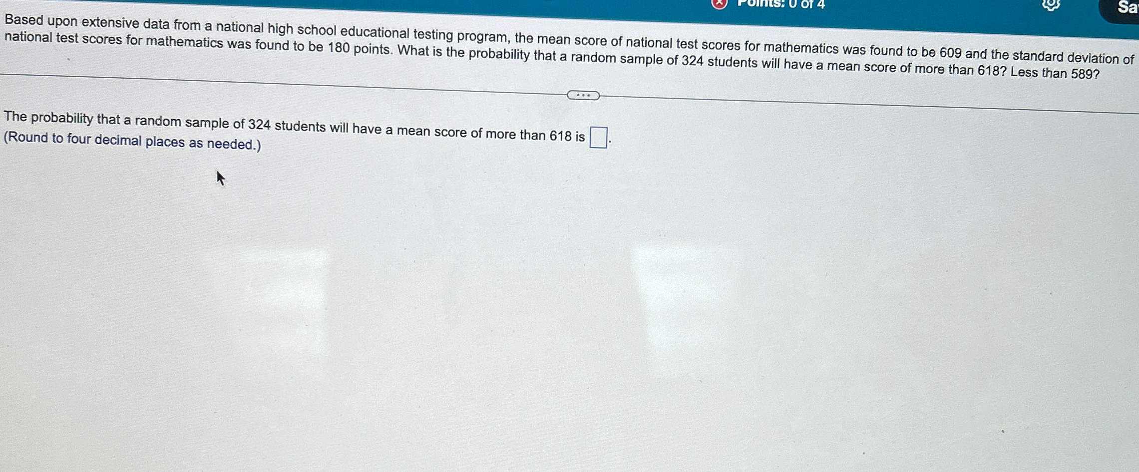 Solved Based upon extensive data from a national high school | Chegg.com