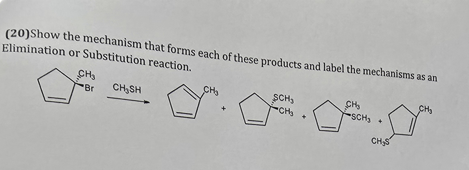 Solved (20)Show the mechanism that forms each of these | Chegg.com