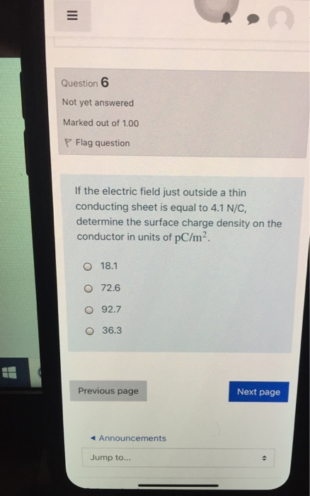Solved Question 6 Not yet answered Marked out of 1.00 P Flag | Chegg.com