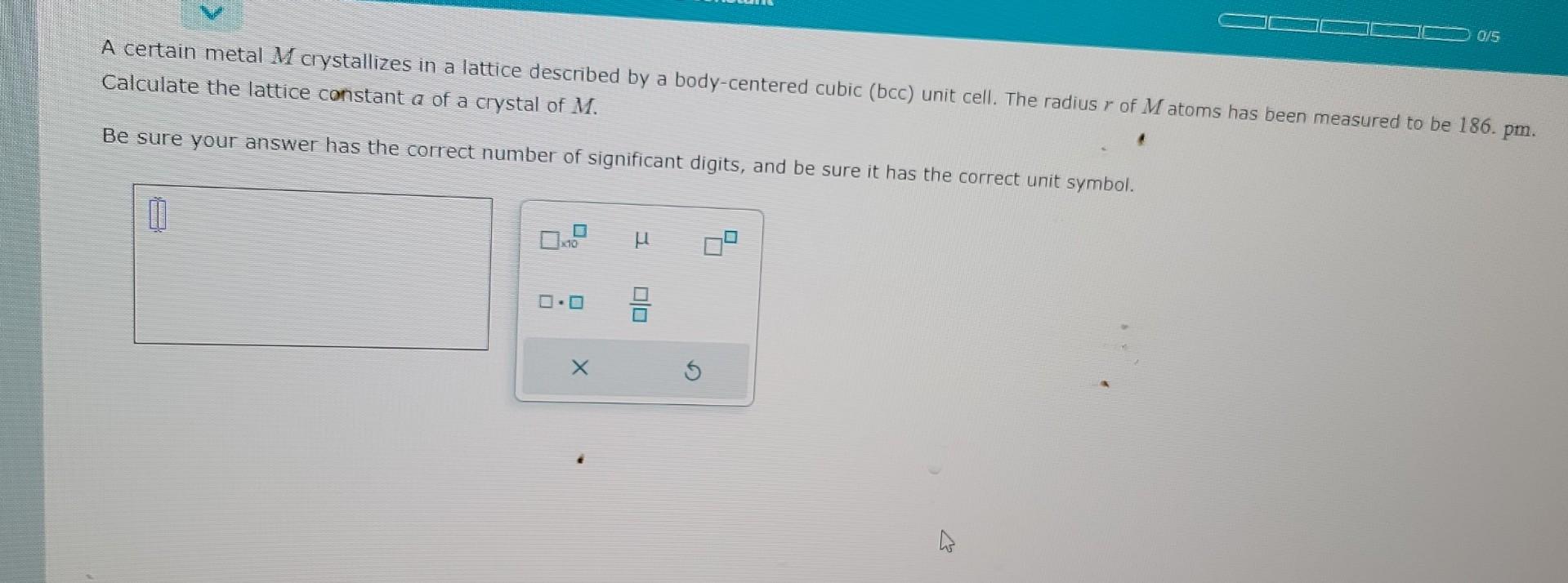 Solved A certain metal M crystallizes in a lattice described | Chegg.com