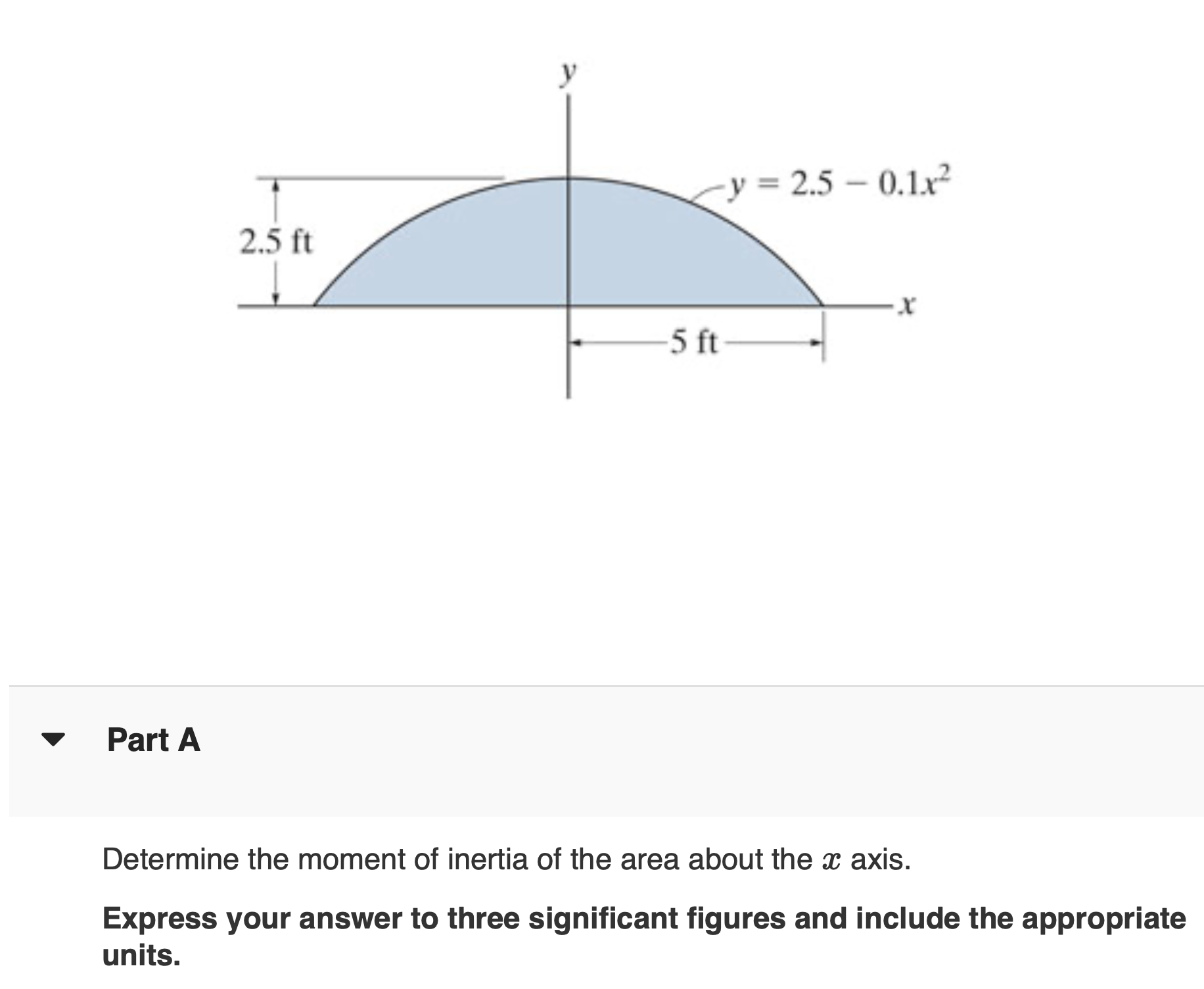Solved --- ﻿Determine the moment of inertia of the area | Chegg.com