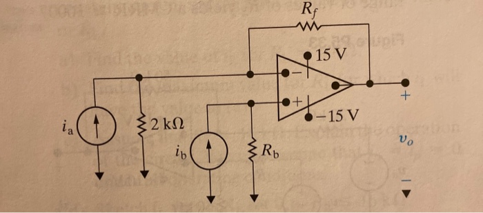 Solved PROBLEM 5.30 Select the values of Rp and Rf in the | Chegg.com