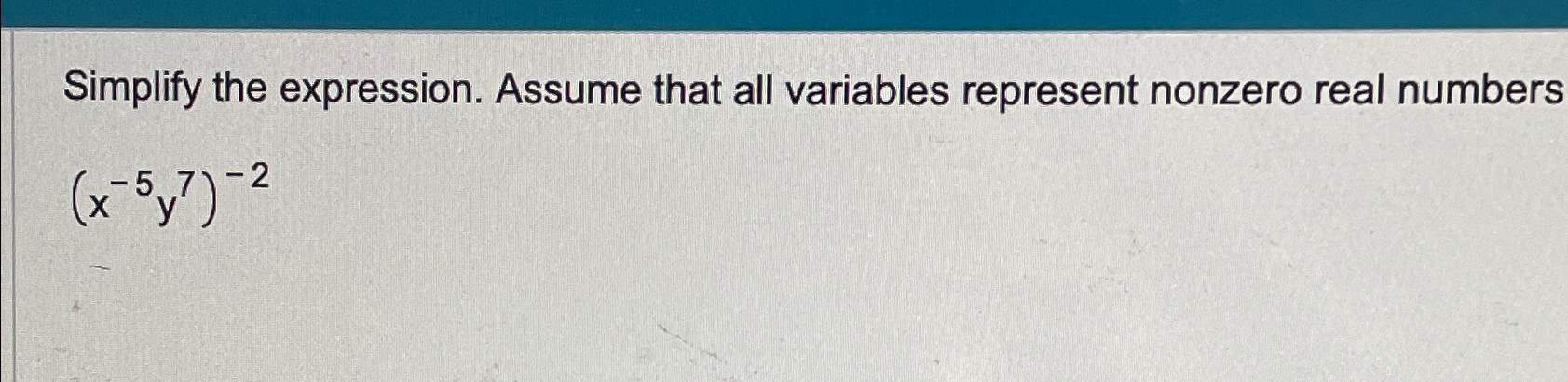 Solved Simplify the expression. Assume that all variables | Chegg.com
