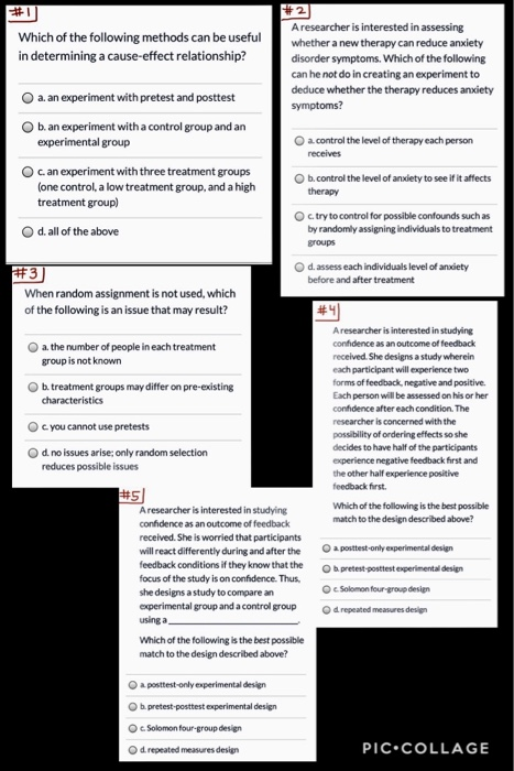 Solved #1 Which of the following methods can be useful in | Chegg.com