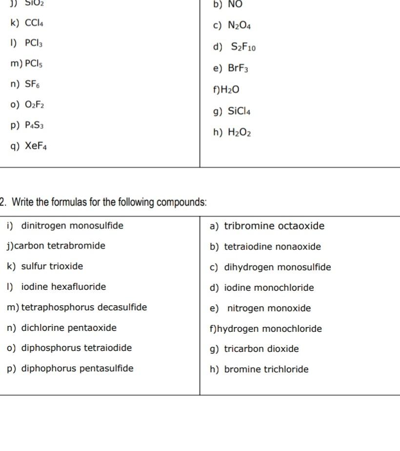 Solved Hello professor, Could you name and write formulas | Chegg.com