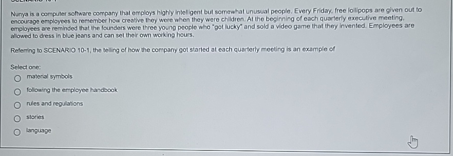 Solved Nunya is a computer software company that employs | Chegg.com