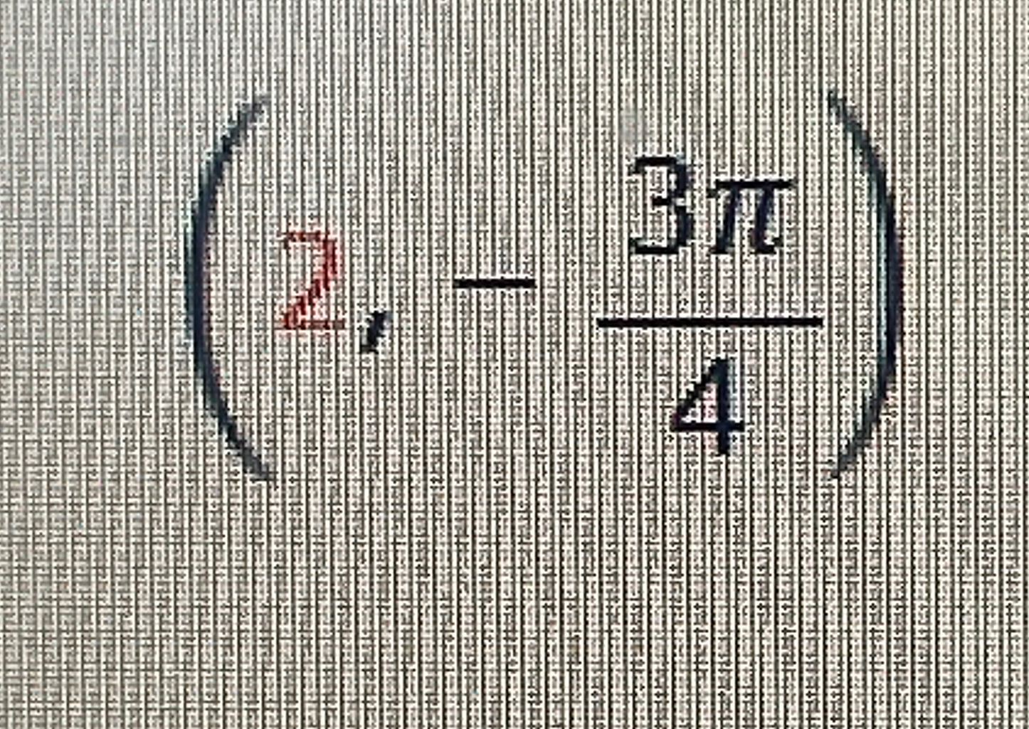Solved (2,-3π4) ﻿Find the three additional polar | Chegg.com