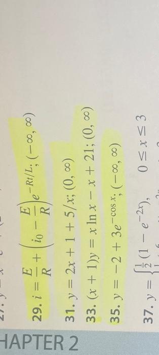 Solved In Problems 25-36 solve the given initial-value | Chegg.com