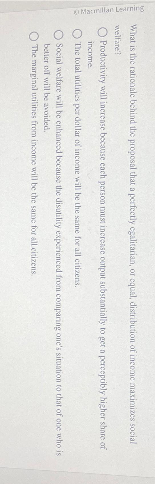 Solved What is the rationale behind the proposal that a | Chegg.com