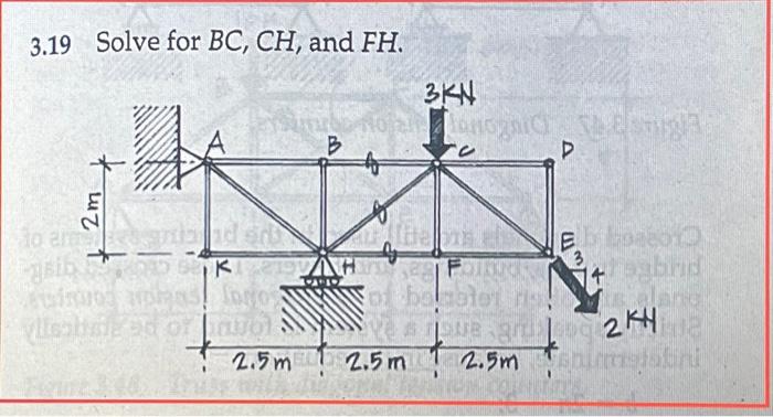 Solved 3.19 Solve for BC,CH, and FH. | Chegg.com
