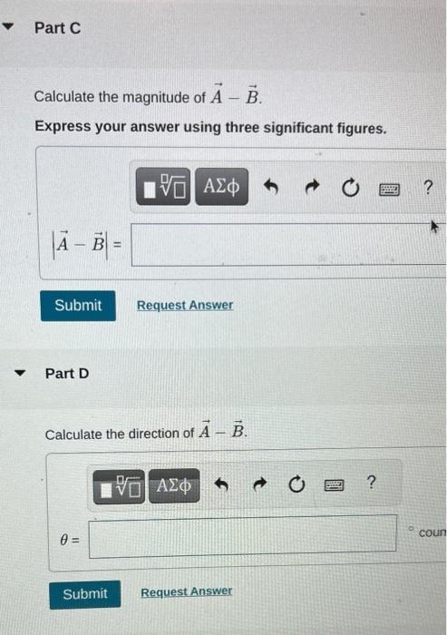 Solved Calculate the magnitude of A+B. Express your answer | Chegg.com