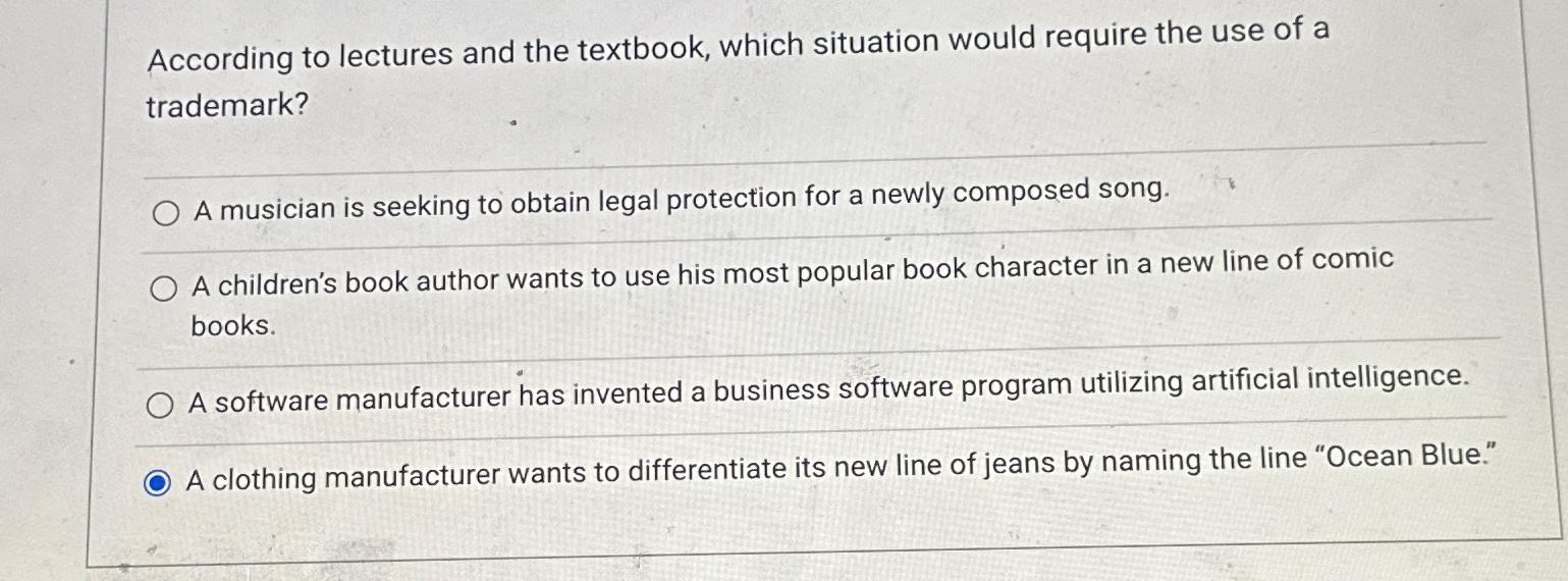 Solved According to lectures and the textbook, which | Chegg.com