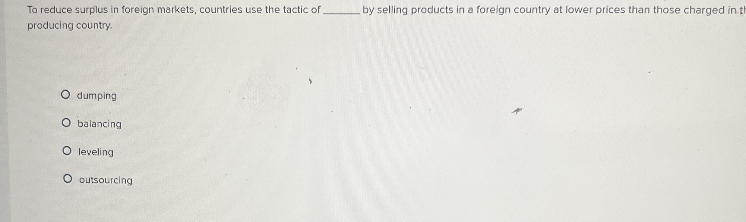 Solved To reduce surplus in foreign markets, countries use | Chegg.com