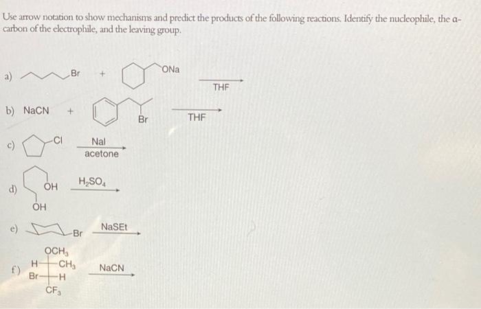 Solved Use arrow notation to show mechanisms and predict the | Chegg.com