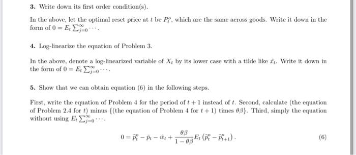 Solved 2 New-Keynesian Phillips curve Derive the standard | Chegg.com