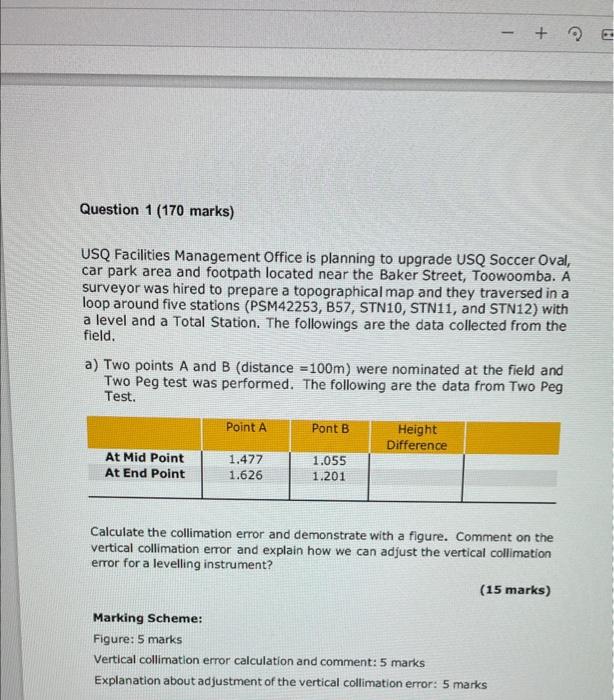 Solved USQ Facilities Management Office is planning to | Chegg.com