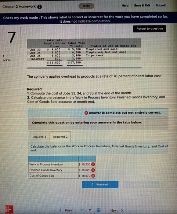 Solved Saved Help Chapter 2 Homework Save & Ext Submit Check | Chegg.com