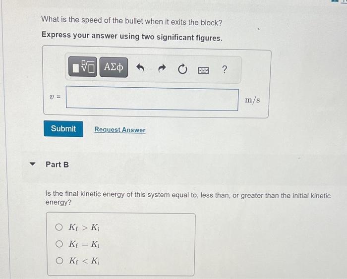 Solved IP A bullet with a mass of 4.3 g and a speed of 640 | Chegg.com