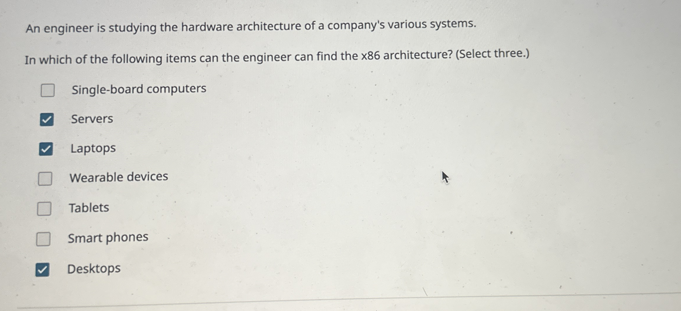 Solved An engineer is studying the hardware architecture of | Chegg.com