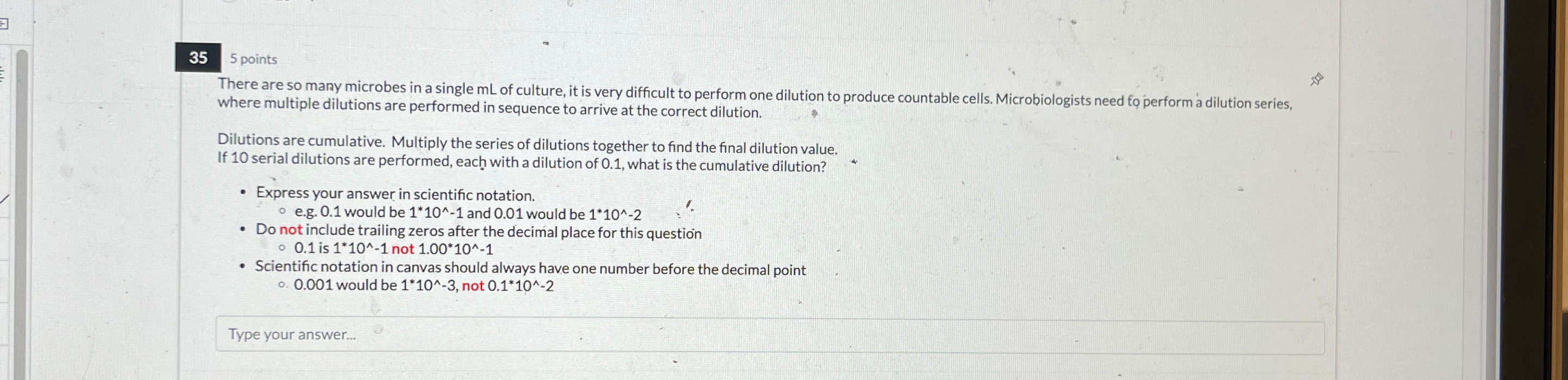 Solved 355 ﻿pointsThere are so many microbes in a single mL | Chegg.com