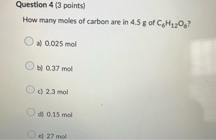 Solved How many moles is 3.2×1022SO2 molecules? a) 0.053 b) | Chegg.com