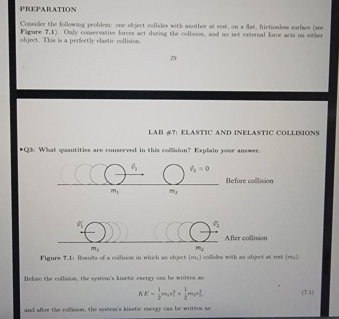 Solved Consider the following problem: one object collides | Chegg.com