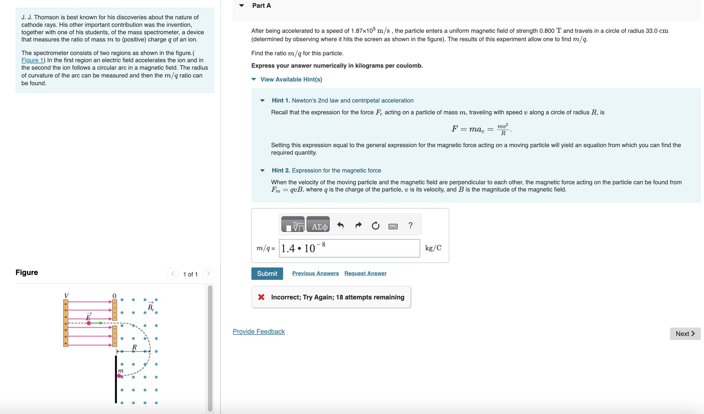 Solved J. ﻿J. ﻿Thomson is best known for his discoveries | Chegg.com