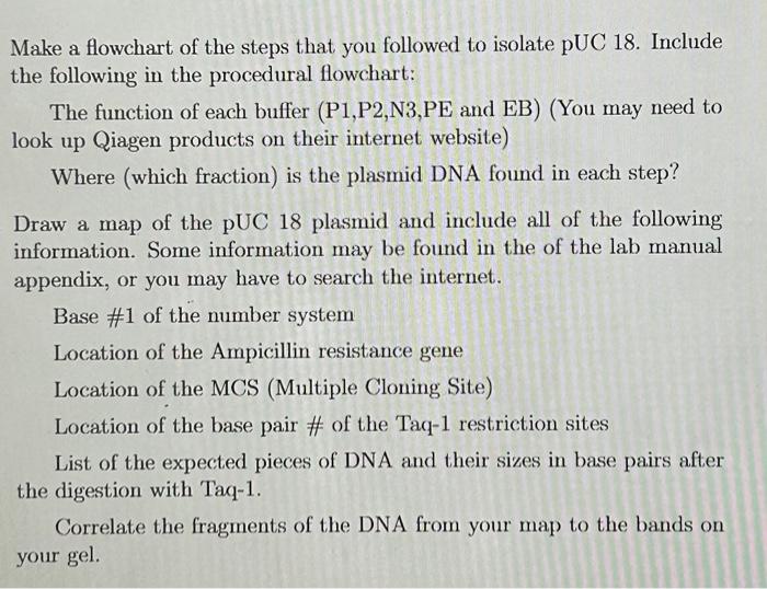 Make a flowchart of the steps that you followed to | Chegg.com