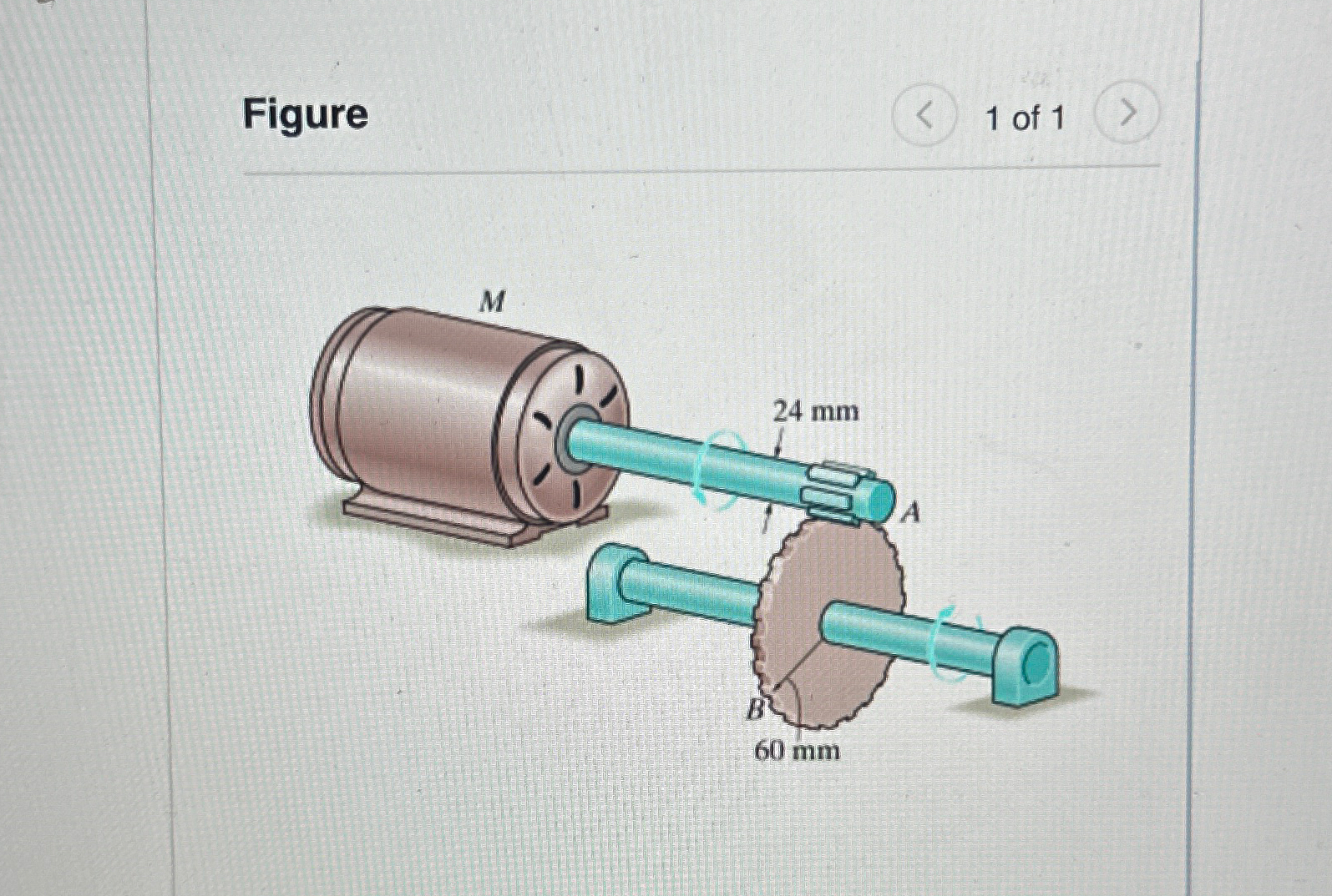 Solved Part ADue to an increase in power, the motor M | Chegg.com