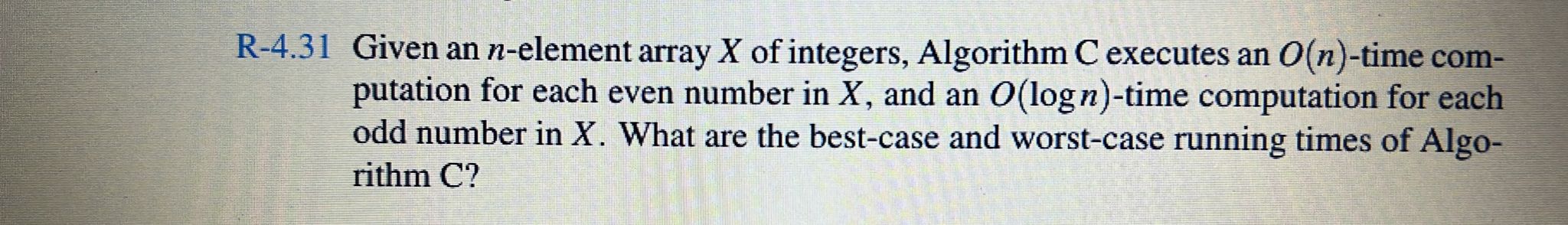 Solved R 431 ﻿given An N Element Array X ﻿of Integers 