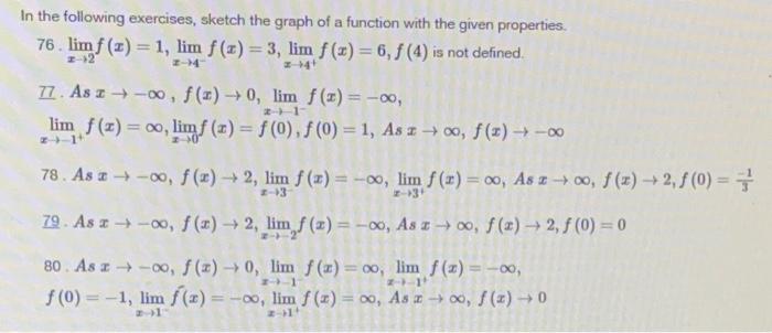 Solved In The Following Exercises Sketch The Graph Of A 
